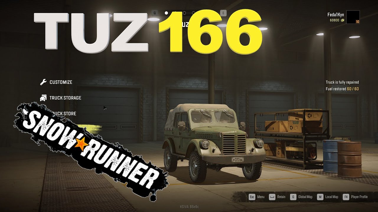 SNOWRUNNER - UNLOCKING TUZ 166 + Location - YouTube