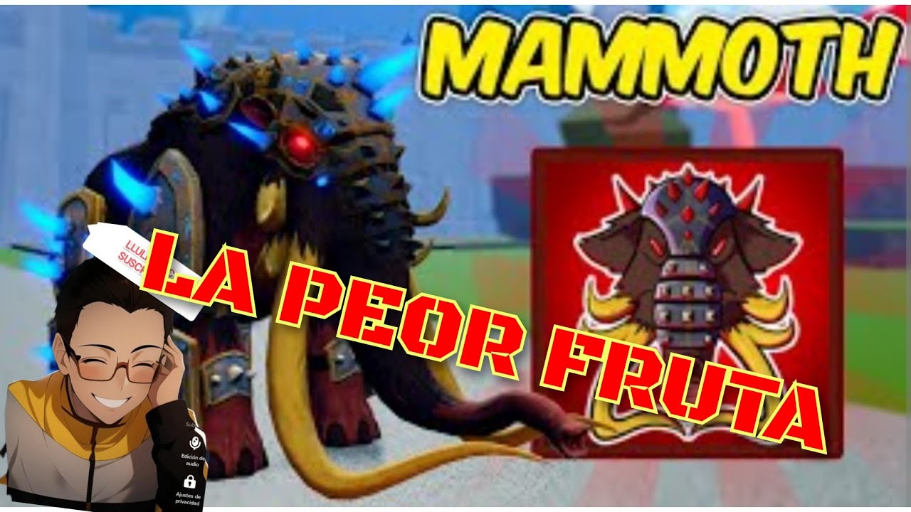 BLOX FRUTIS: DESPERTAMOS FRUTA MAMUT LEGENDARIA MUY MALA #bloxpiece # ...