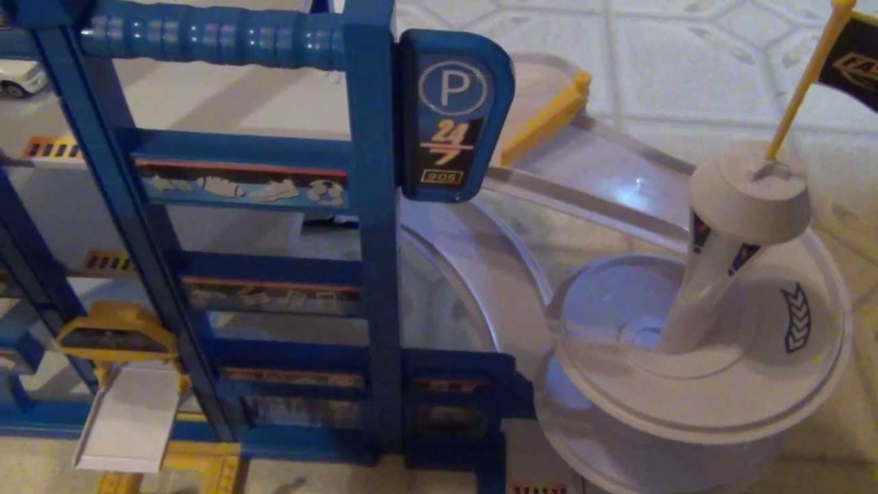 Fast Lane Street Linx Garage Playsets - YouTube
