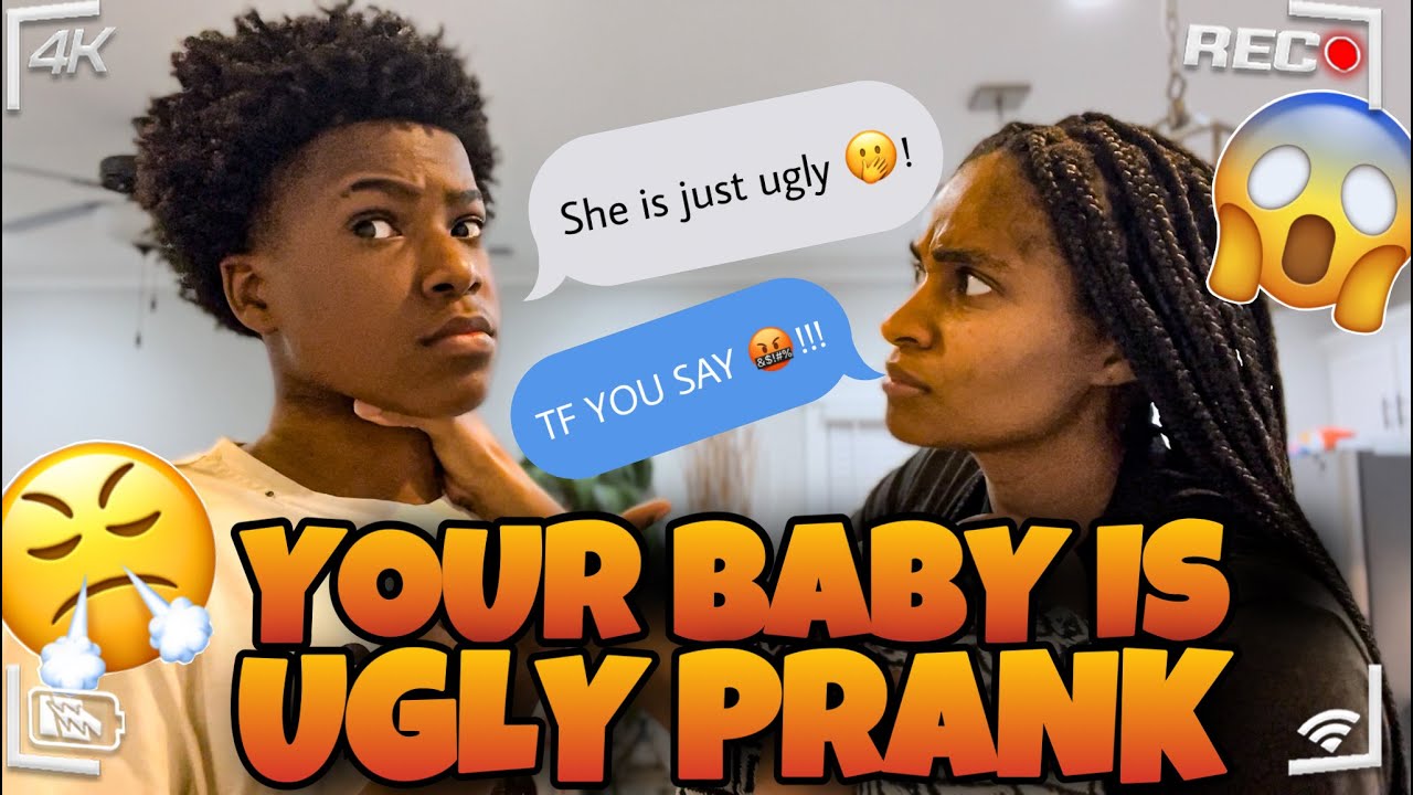CALLING THE BABY UGLY PRANK ON KINIGRA AND REGGIE 😱😱😱*I GOT KICKED OUT ...