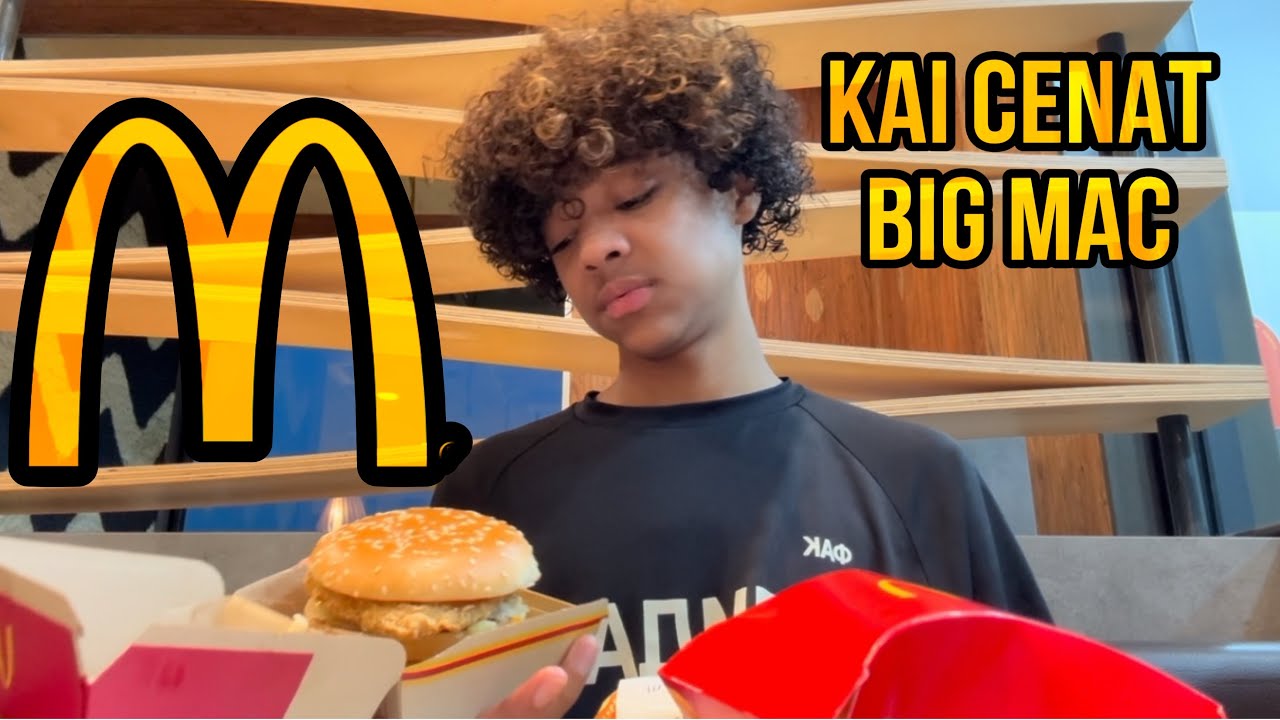Trying The New Chicken Big Mac Kai Cenat Burger Youtube