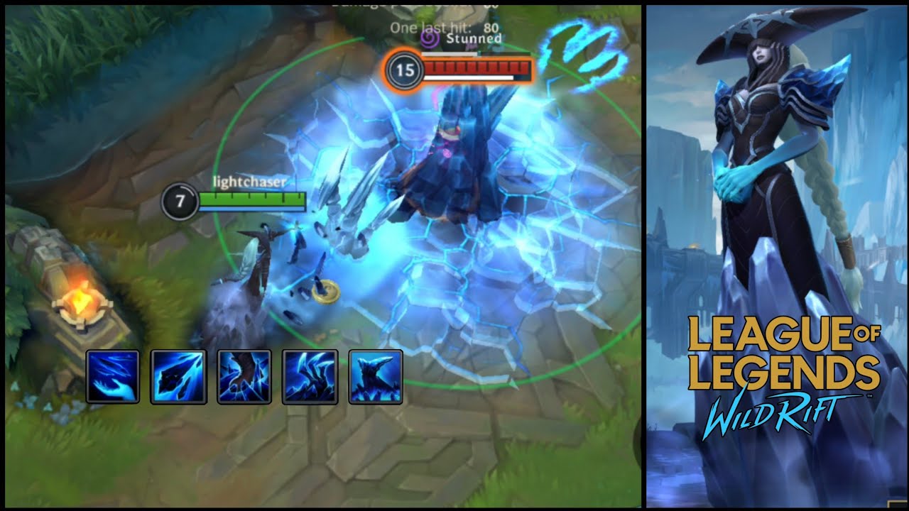 Champion ability showcase : Lissandra | League of legends : Wildrift ...