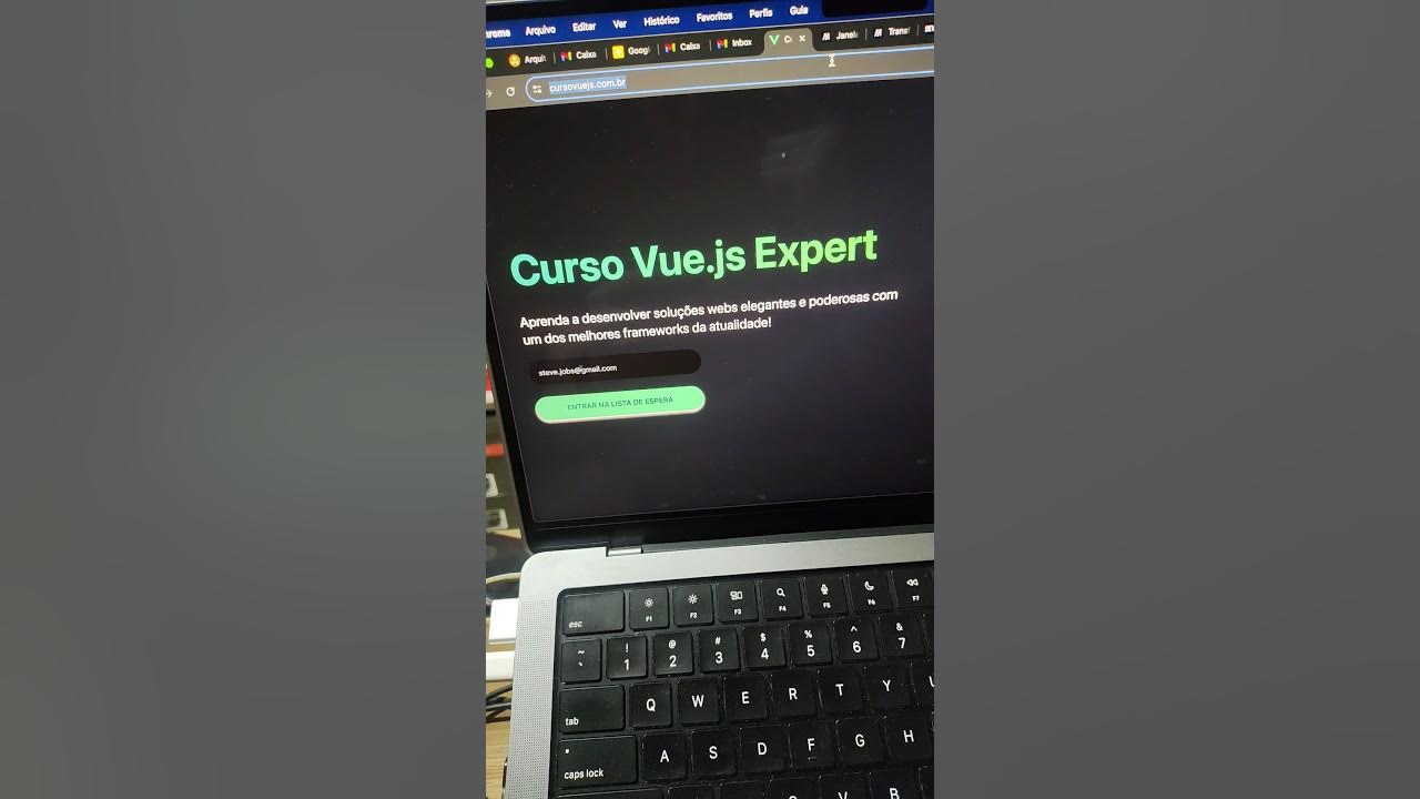 Liberado o cadastro! - Curso Vuejs Expert #vue #trading #javascript #webdev - YouTube