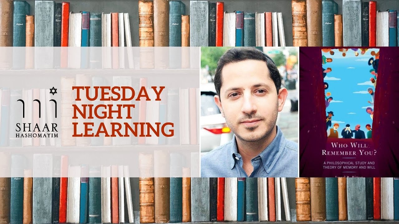Israel B. Bitton - Tuesday Night Learning - YouTube