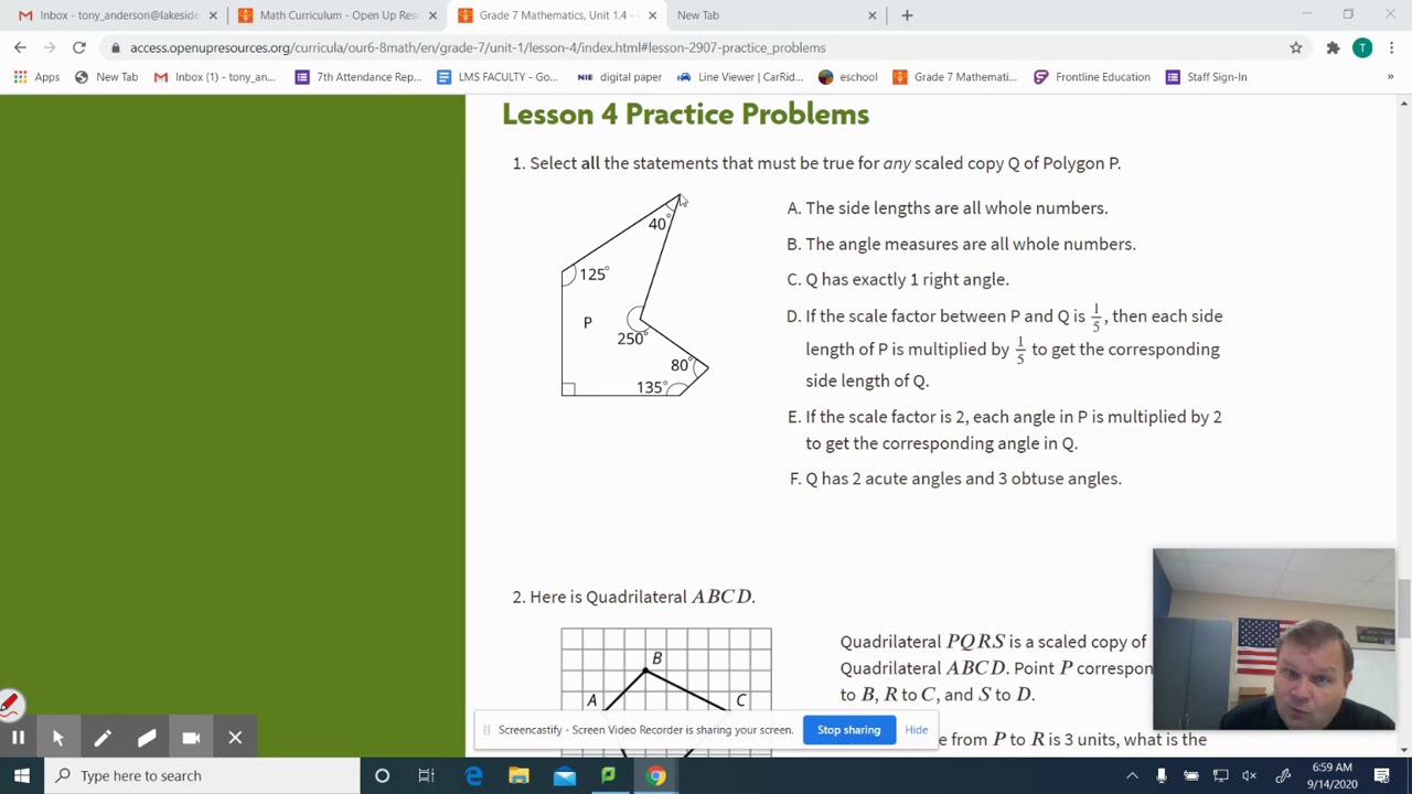 Unit 1 Lesson 4 Practice Problems 1 and 2 - YouTube