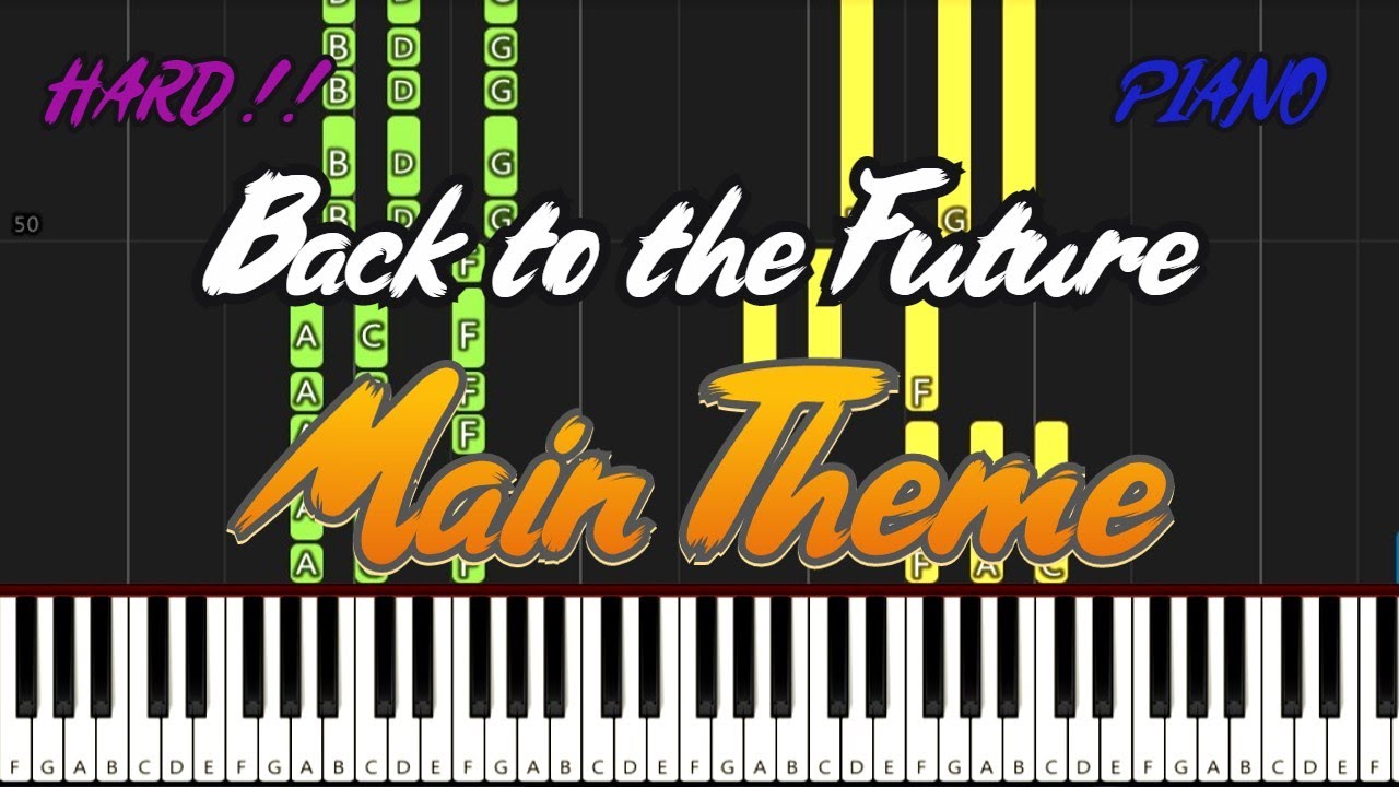 Back to the Future (Main Theme) - Piano Tutorial - YouTube