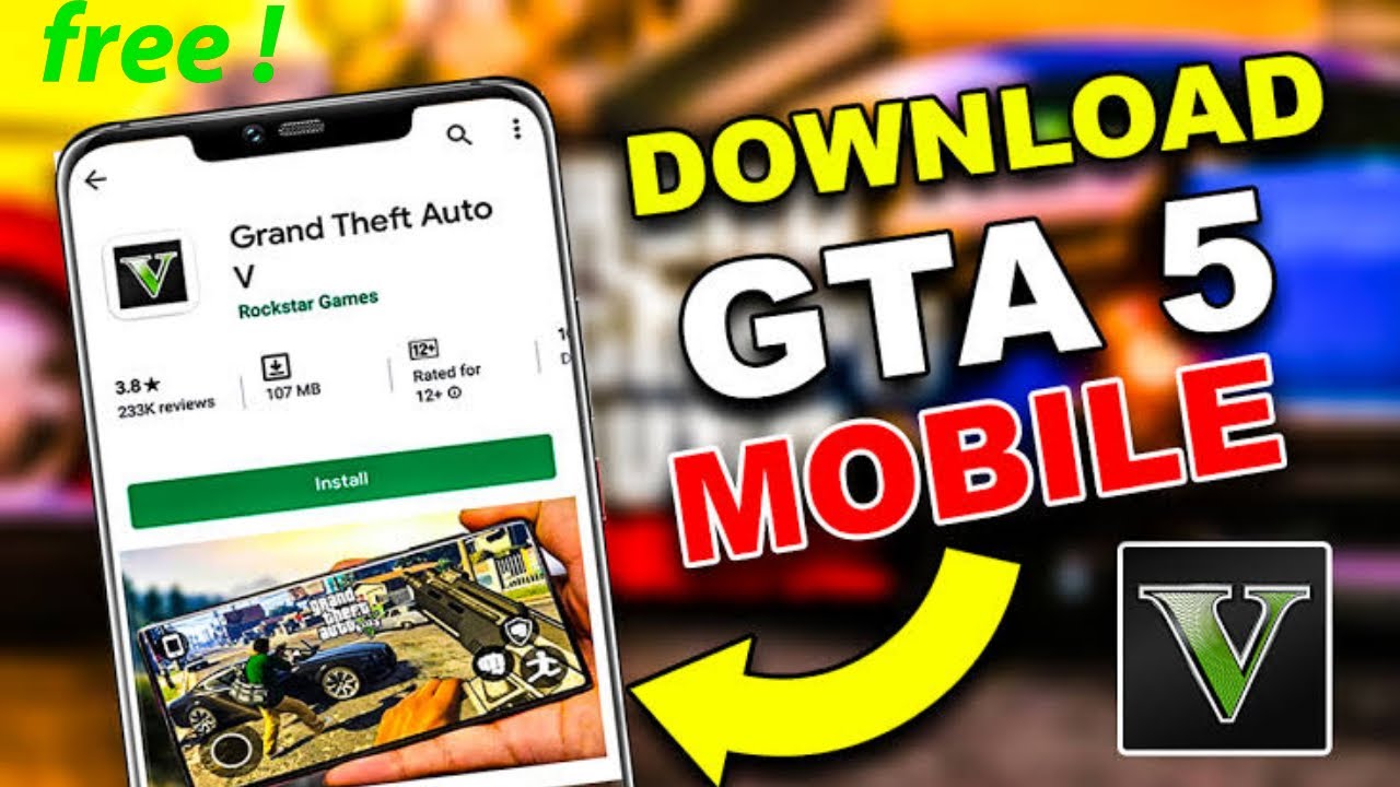 I TRIED GTA V IN MOBILE | GTA v gameplay - YouTube