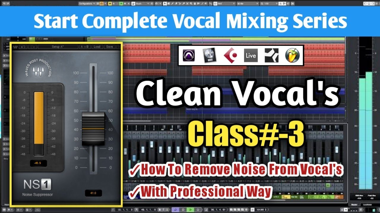 How to Remove Noise From Vocal's | How to Use NS1 Noise Suppressor ...