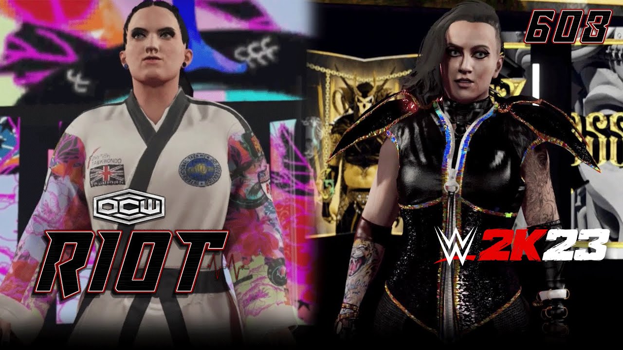 WWE 2K23 | PVP - OCW Riot 608 "Rookie Debut" Amy Jade Miller vs. Alexa ...