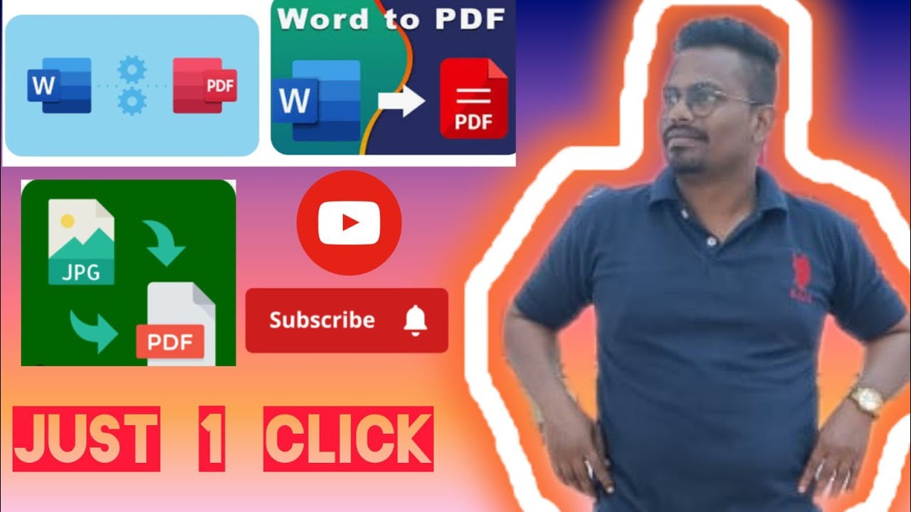 Word To PDF converter| nitin londhe| JPG to pdf convert - YouTube