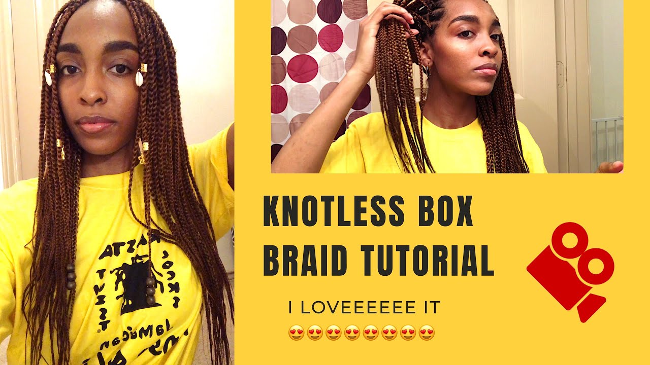 Knotless Box Braid Tutorial - YouTube