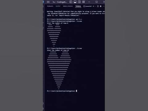 C program to print Heart 💜 pattern #shorts #ytshorts #coding #cprogramming #codingation - YouTube