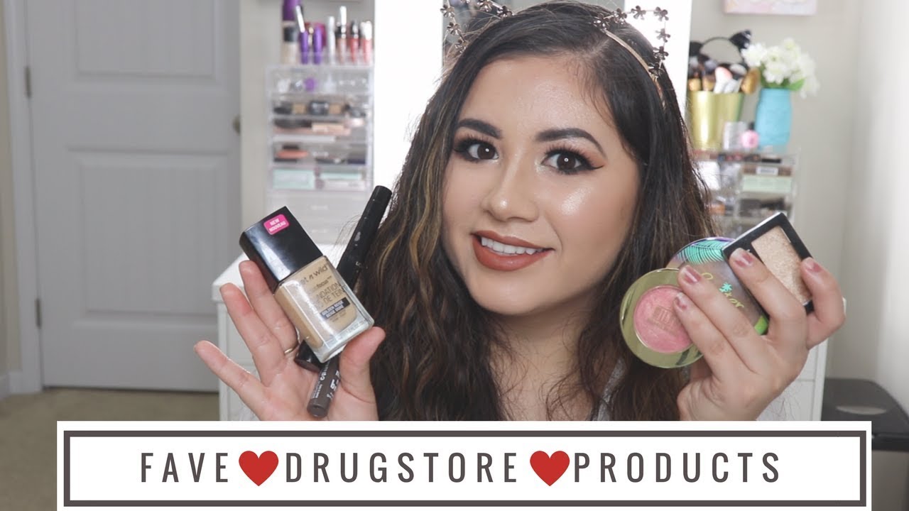 FAVE DRUGSTORE PRODUCTS | AFFORDABLE MAKEUP - YouTube