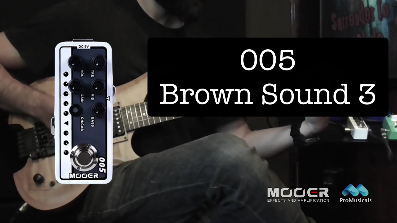 Mooer 005 Brown Sound 3 Micro Preamp Demo - YouTube