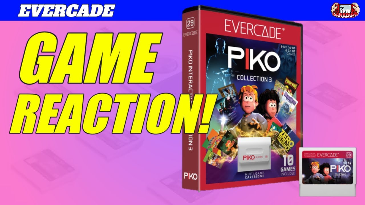 PIKO 3 Collection Announced for Evercade | Reaction! Best News Yet ...