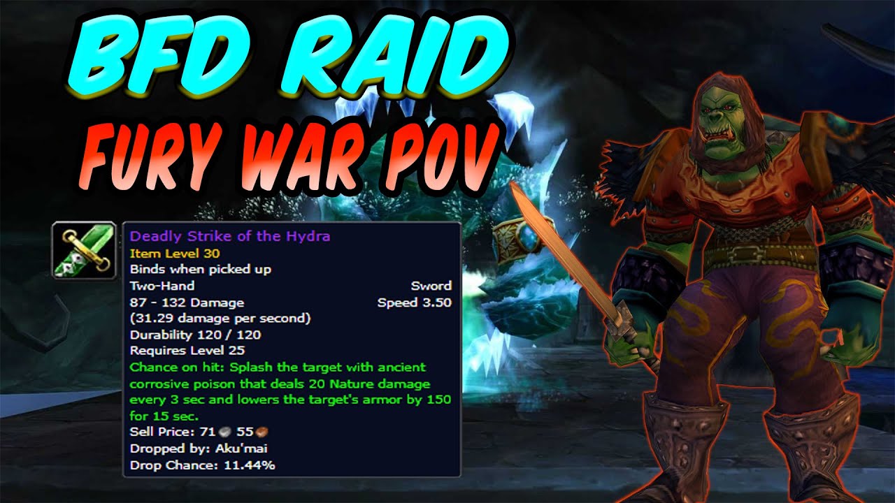 FULL RAID Blackfathom Deeps VS FURY Warrior POV | Season of Discovery ...