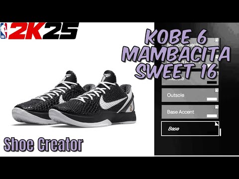 How To MAKE Nike Kobe 6 "Mambacita Sweet 16" In NBA 2K25 Next Gen ...