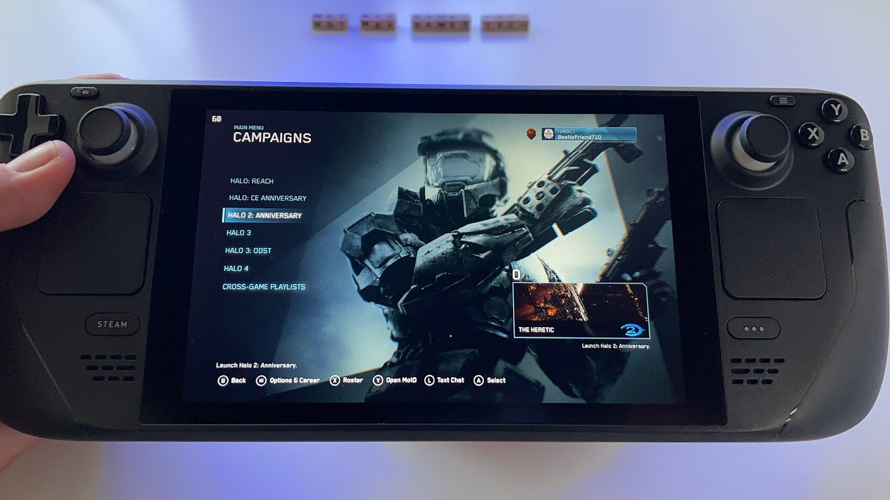Halo 2 Anniversary - The Master chief collection - Steam Deck handheld ...