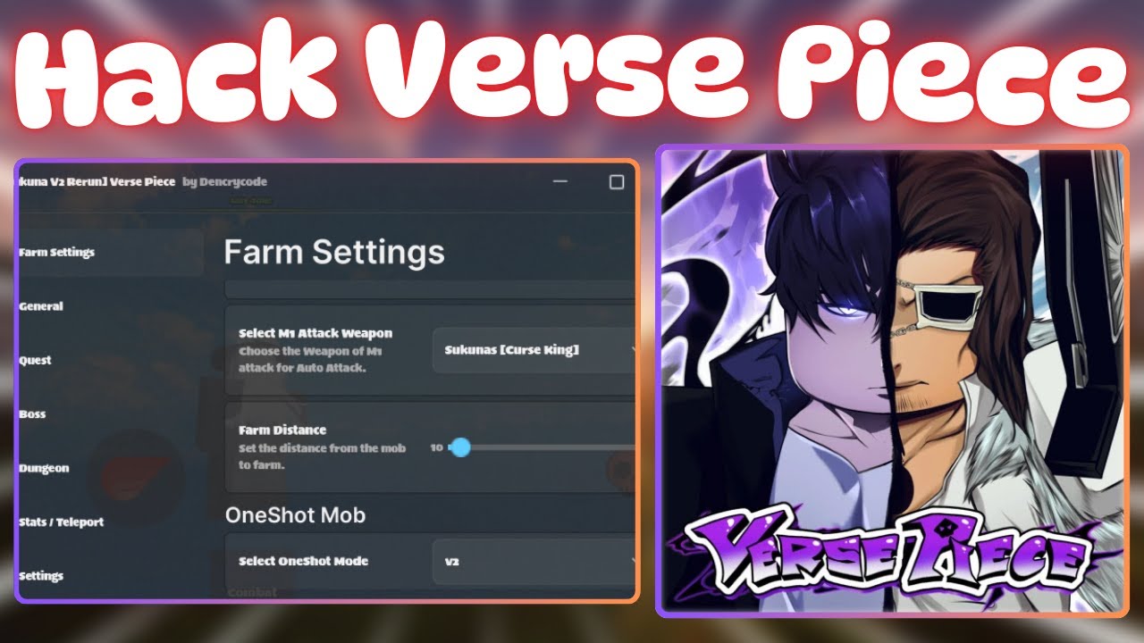 Cách Hack Verse Piece Trên Điện Thoại Auto Farm Boss, Auto Farm Level | Script Hack Verse Piece ...