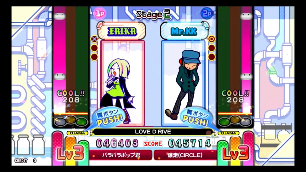 [ポップンミュージック] ハッピーハードコア / LOVE D RIVE BATTLE譜面 NORMAL&HYPER [pop'n music] - YouTube