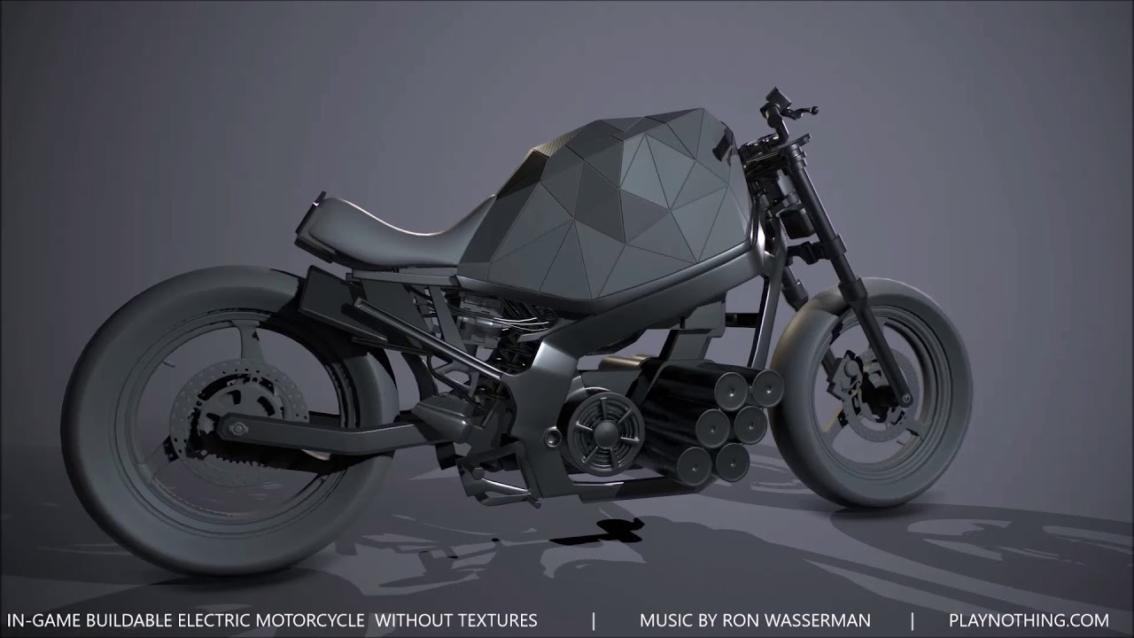 Cyberpunk Electric Motorcycle - YouTube