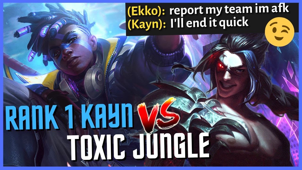 MAKING CHALLENGER JG RAGE QUIT WITH KAYN ;) - YouTube