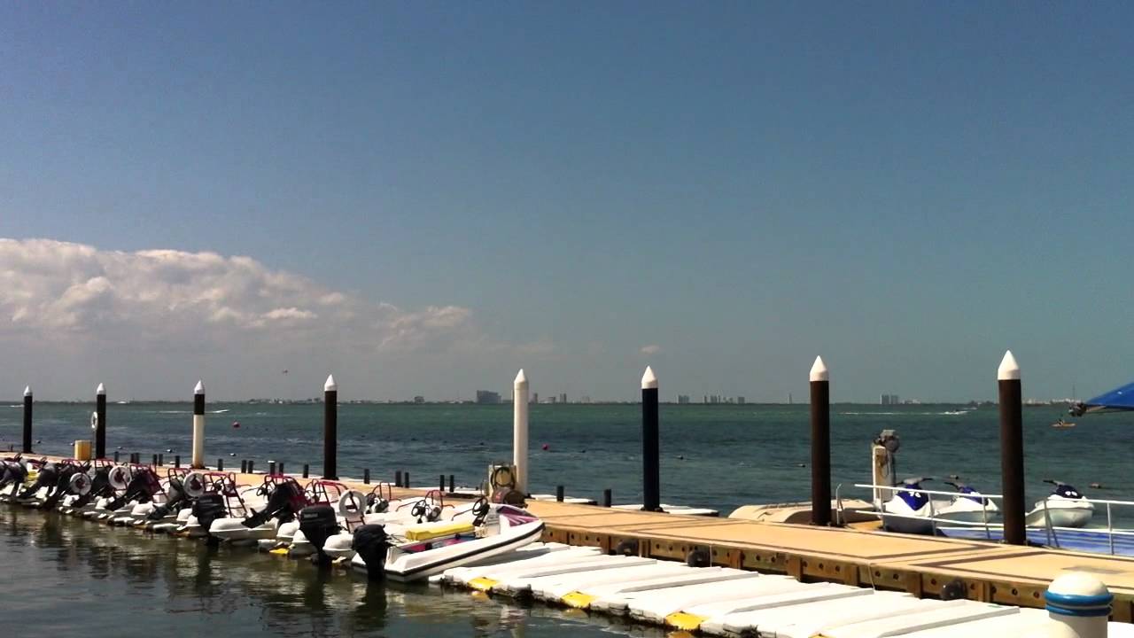 Cancun: AquaWorld Lagoon side - YouTube