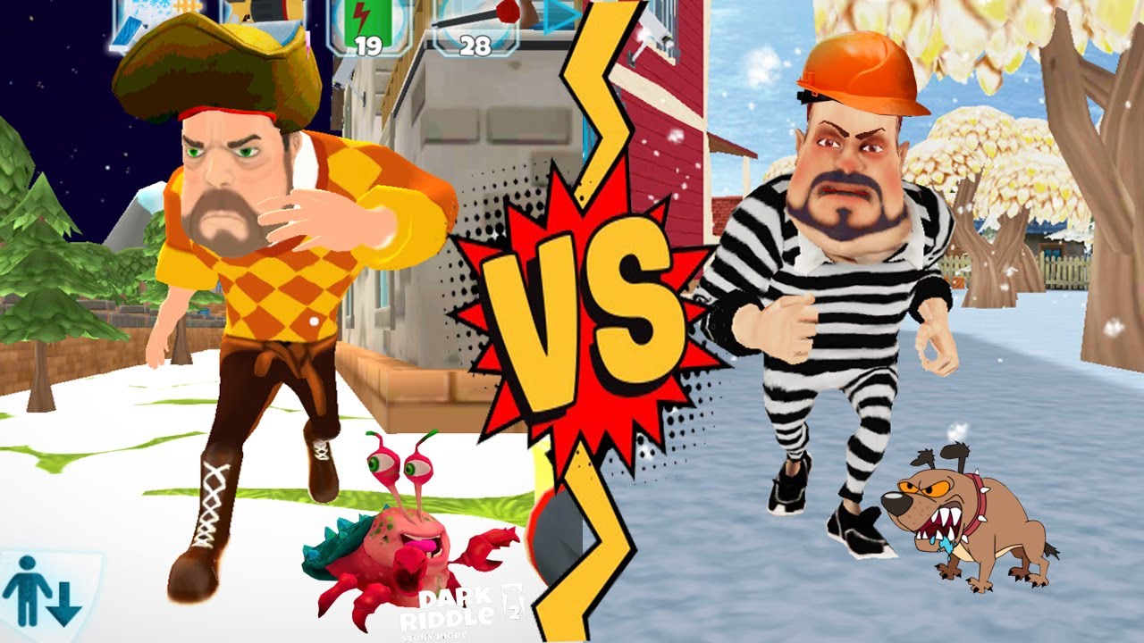 Dark Riddle Clasic vs Dark Riddle CHRISTMAS |Gameplay Walkthrough ...