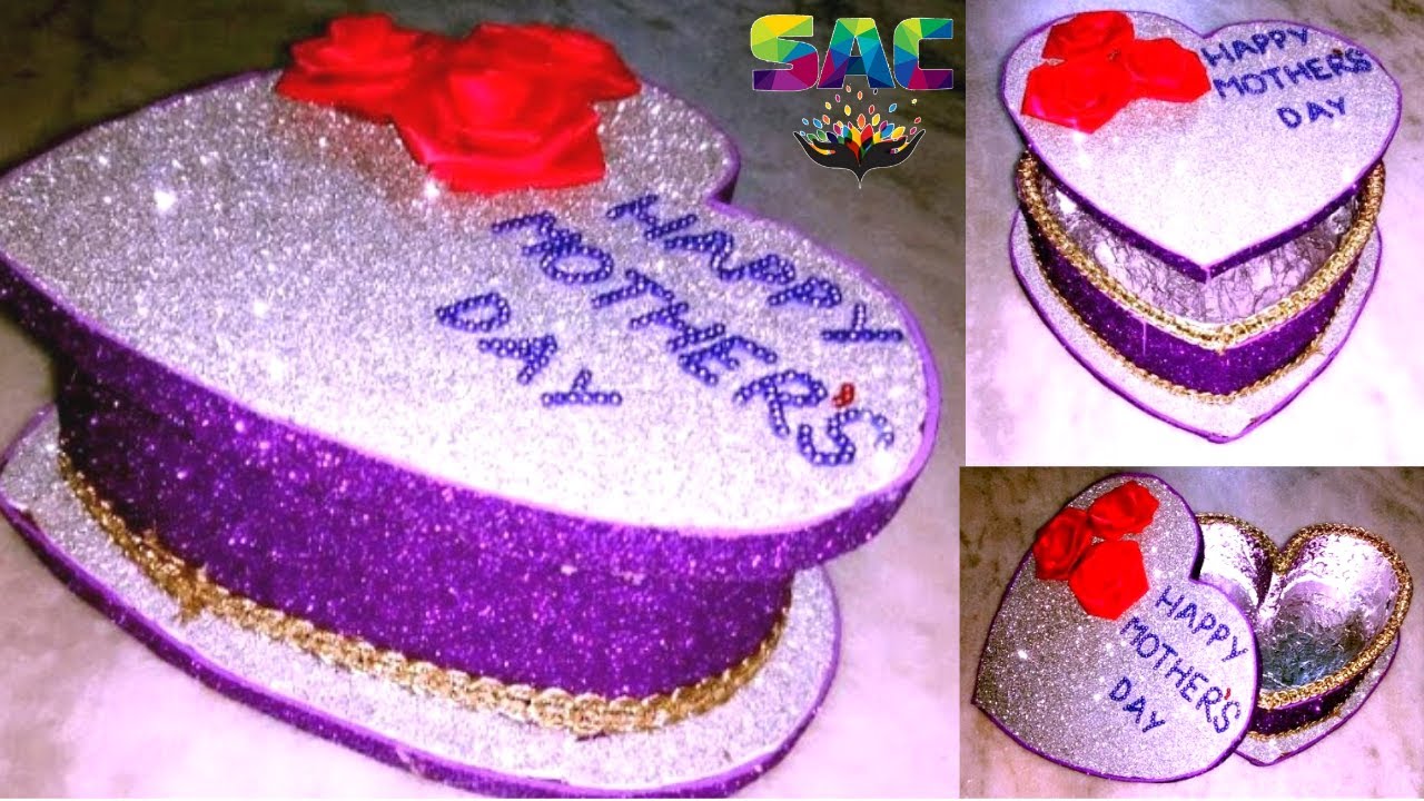 Mother's Day special | Heart Box | how to make heart shaped box | DIY ...