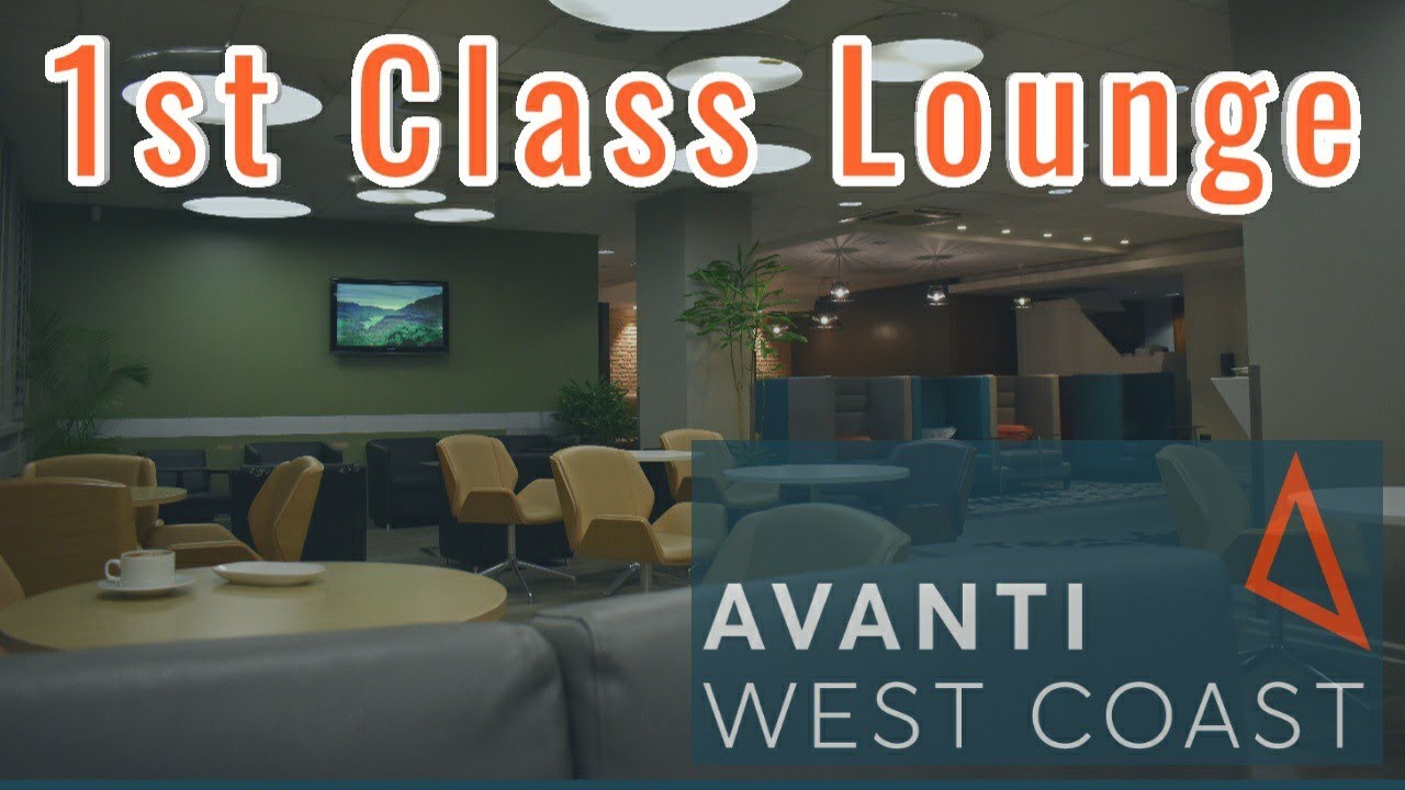 Avanti West Coast***FIRST CLASS LOUNGE***London Euston (quiet 1st class ...