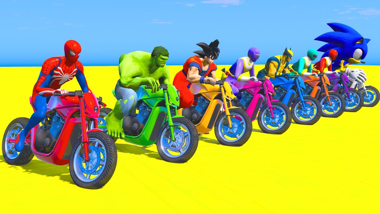 SPIDERMAN Racing Challenge Driving Shotaro Superbike, Howard NX-25 ...