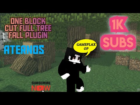 Automatic Full Tree Cutting with a Single Block Chop || plugin ...