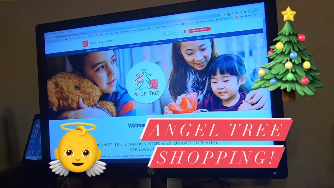 ANGEL TREE CHRISTMAS SHOPPING-VLOGMAS DAY 7 + 8 - YouTube