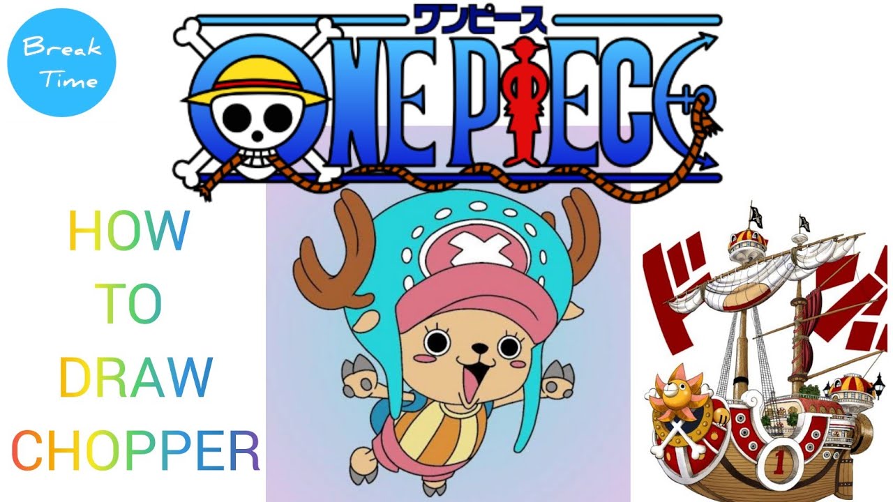 HOW TO DRAW CHOPPER | ONE PIECE | MANGA | EASY learning for ALL - YouTube