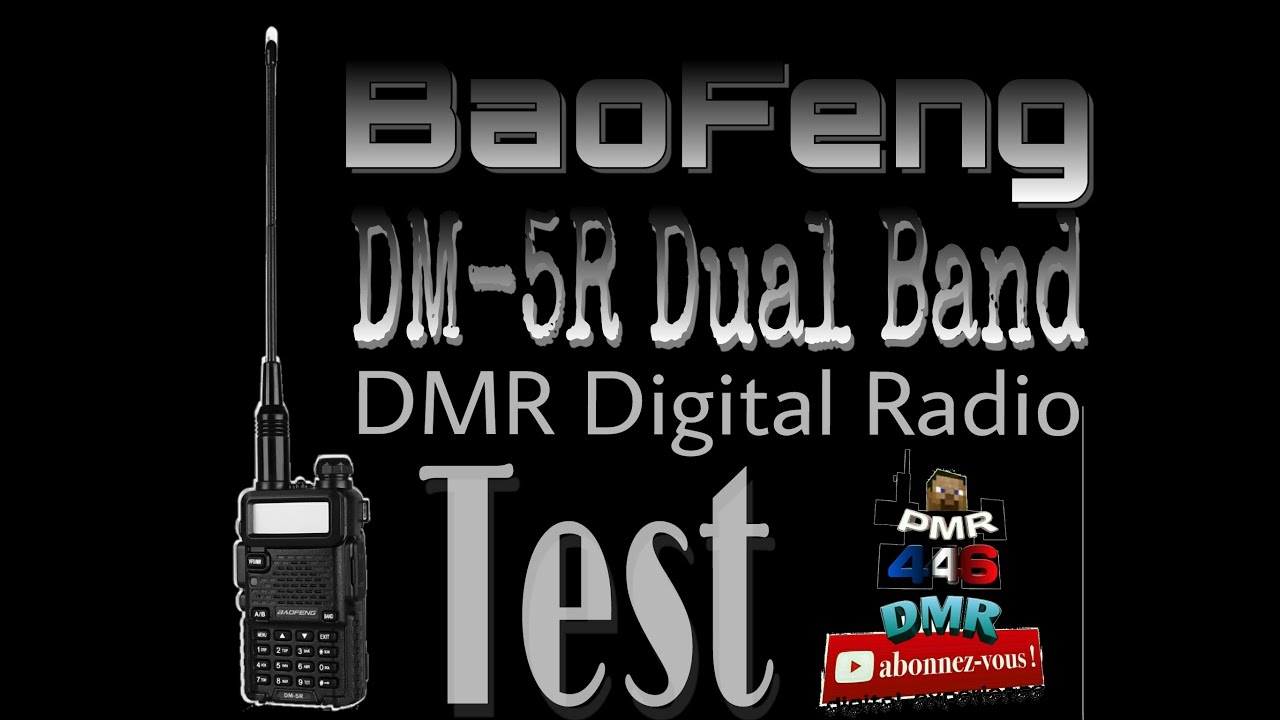 BaoFeng DM-5R Dual Band PMR 446 DMR Digital Radio [ NEW ] 2 - YouTube