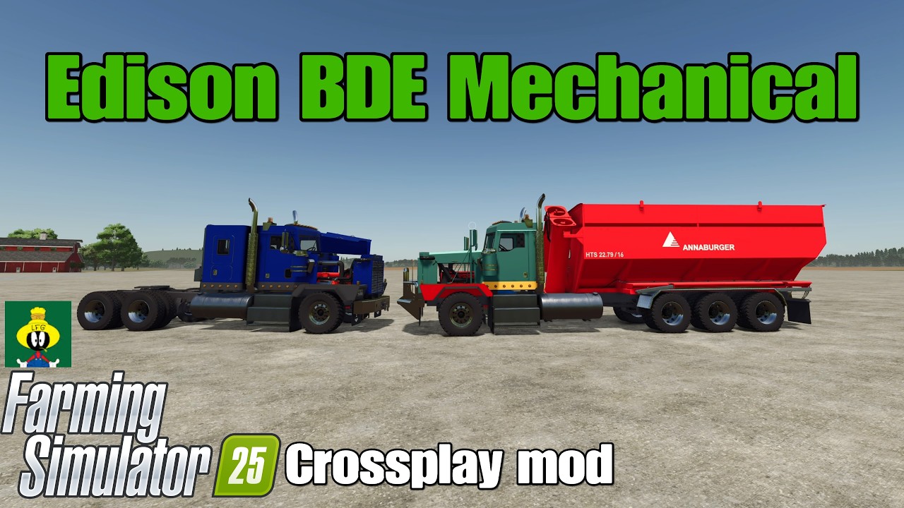 Edison BDE Mechanical / FS25 crossplay mod - YouTube