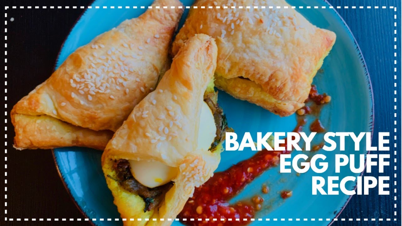 Egg Puffs @ Home | Masala Egg Puffs | Bakery Style Egg Puffs @ Home ...