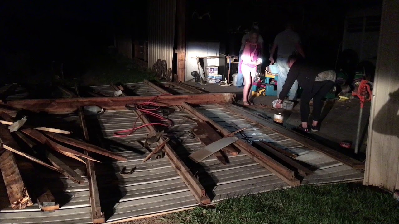 Tescott KS Tornado Damage 5-1-18 - YouTube