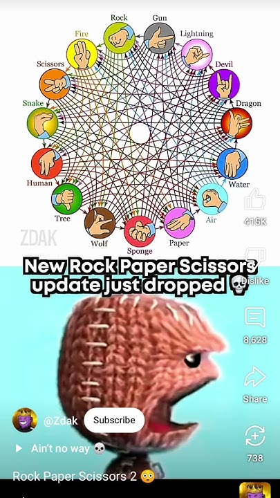 Rock paper scissors 2😳 - YouTube