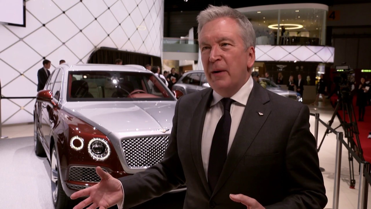 Bentley at 2018 Geneva Motor Show - Adrian Hallmark - YouTube