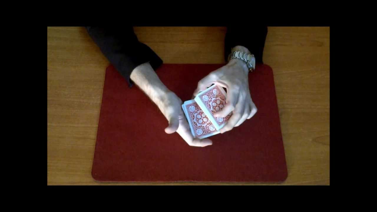 Tutorial: Overhand shuffle - mantenere prima/ultima carta - YouTube