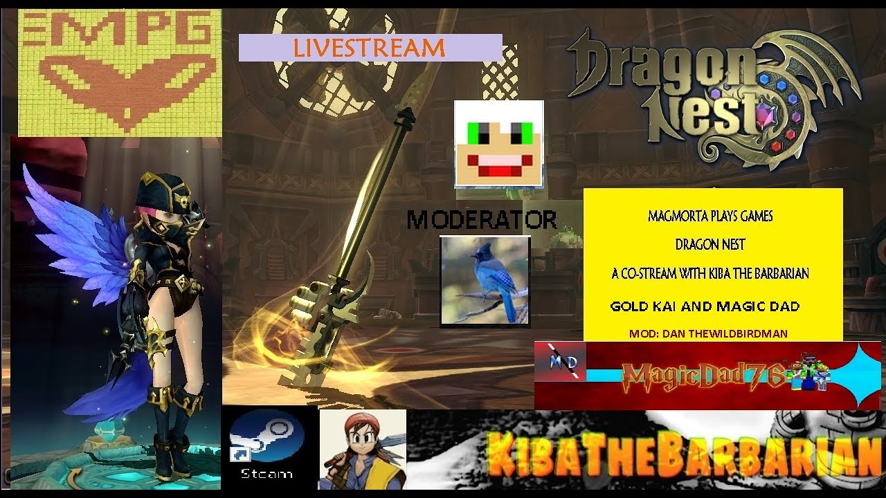 [Lady Streamer] Magmorta Plays Games - Dragon Nest (NA) - Livestream ...