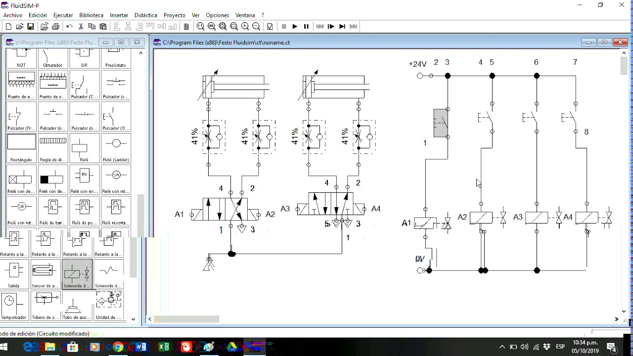 Electroneumatica básica - YouTube
