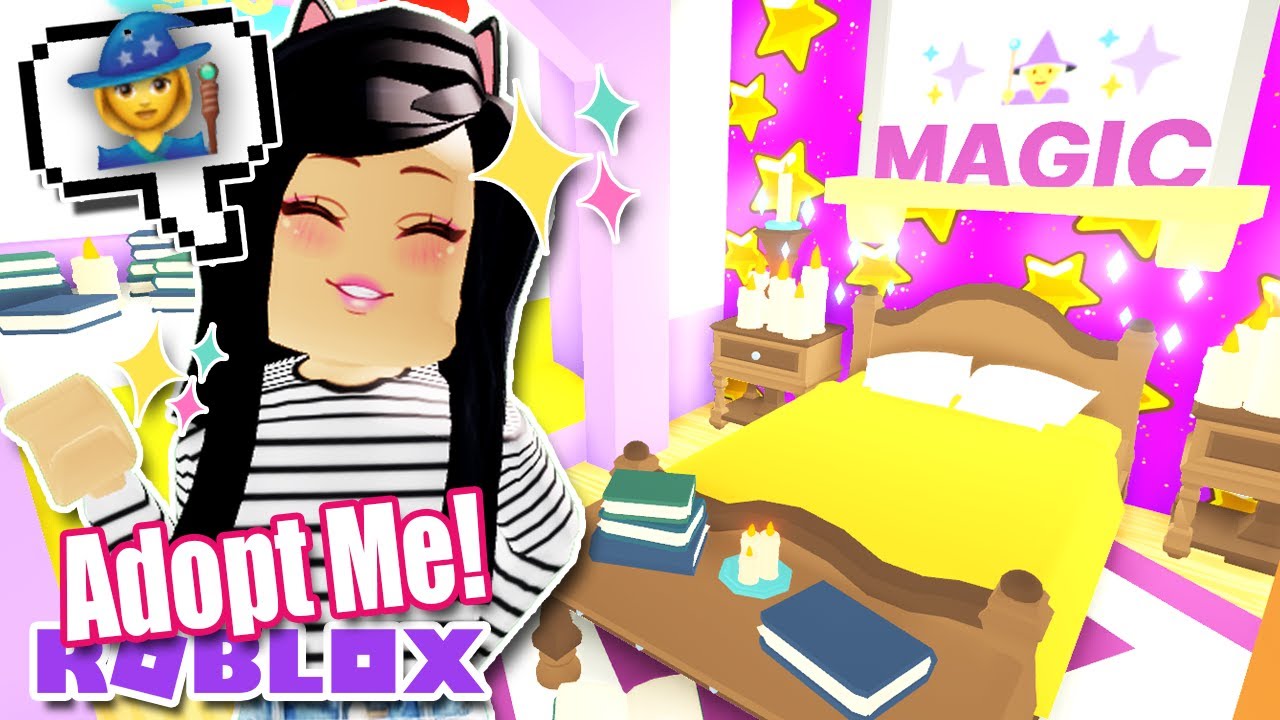 My TINY MAGICAL HOME Tour ADOPT ME Roblox Magic Update Wizard Witch ...