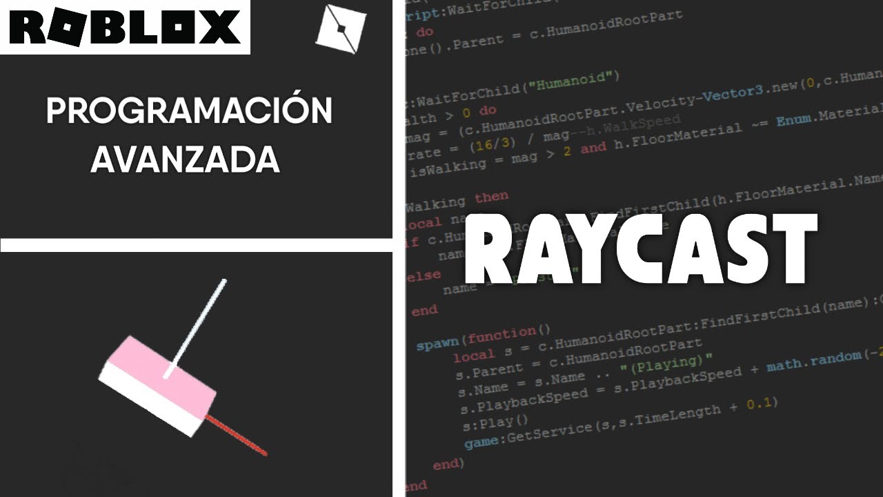 ⚡RAYCAST EN ROBLOX STUDIO | CURSO DE PROGRAMACIÓN AVANZADA EN ROBLOX ...
