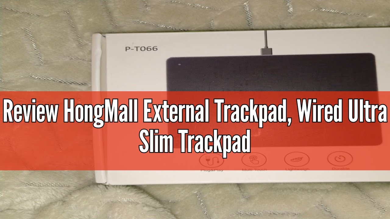 Review HongMall External Trackpad, Wired Ultra Slim Trackpad with Multi ...