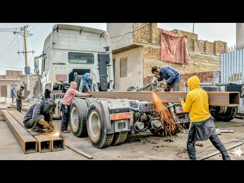 Amazing Manufacturing Chassis Fream Of Hino Truck Production In Local Factory | How to Hino Truck 