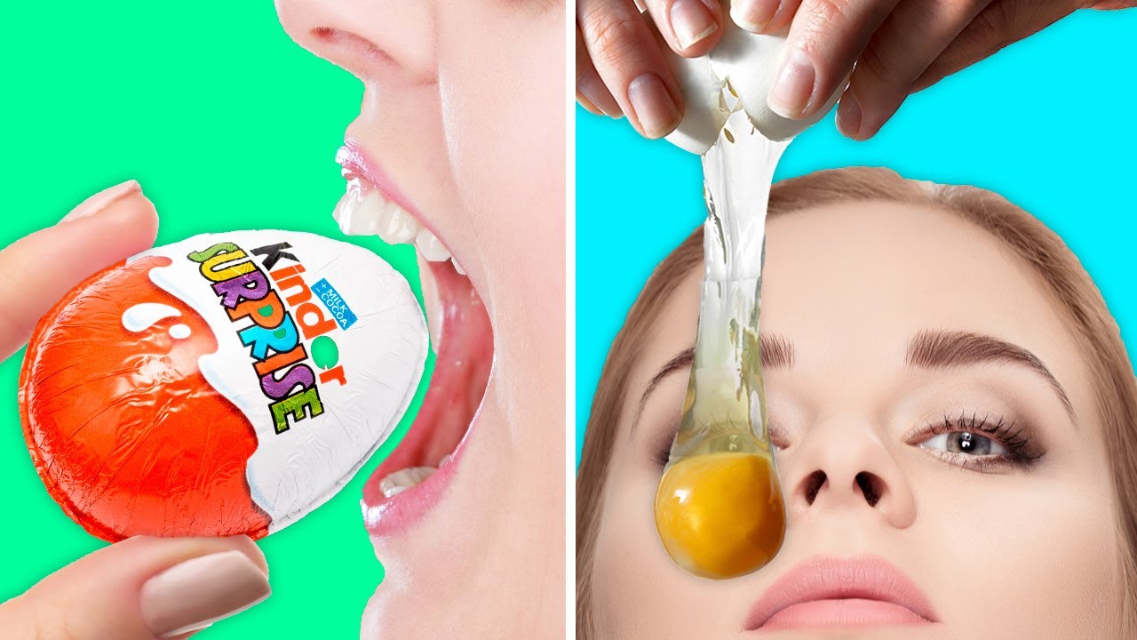30 UNEXPECTED FOOD TRICKS TO HAVE FUN WITH! - YouTube