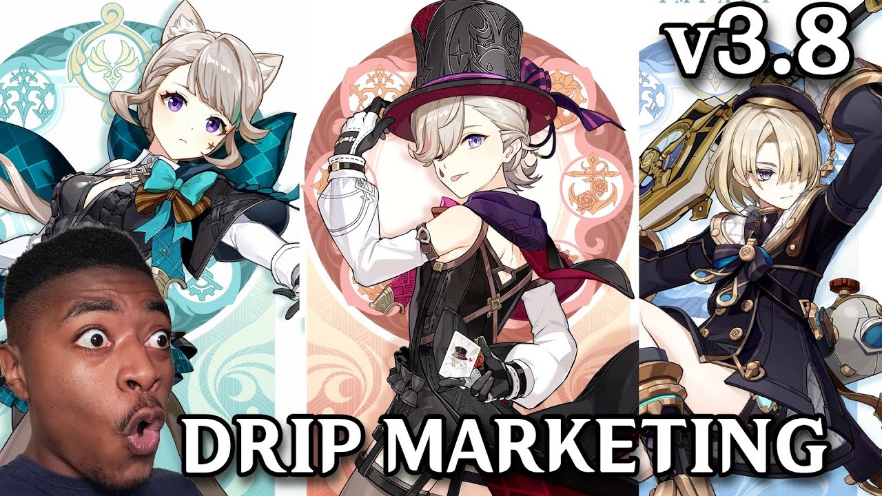 Lyney Lynette & Freminet DRIP MARKETING Reaction and Analysis - YouTube