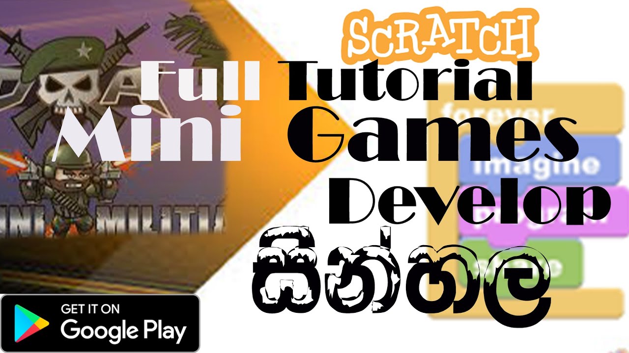 How to make mini game using scratch | Sinhala full tutorial | Game development in sri lanka ...
